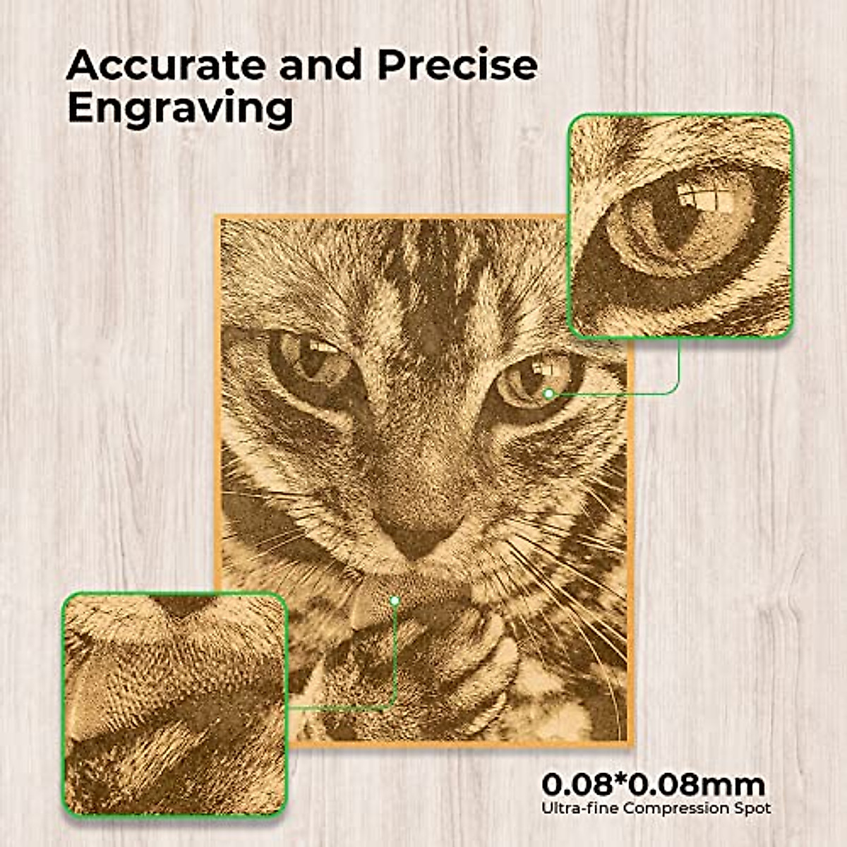 xTool M1 5w Compact 3-in-1 Laser Engraver & Die Cutting Machine with Material Box, Higher Accuracy & Smarter 16MP Auto-Focus, Create Christmas DIY Wood/Metal/Paper/Acrylic/Iron-on/Vinyl, Home Decor