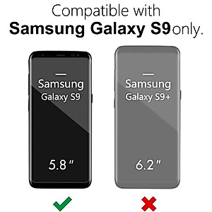 oakxco for Samsung Galaxy S9 Phone Case Liquid Silicone, Cute Thin Slim Soft Rubber TPU Plain Smooth Gel Cover for Women Girl Aesthetic, Matte Solid Protective & Shockproof, Aqua Sky Baby Light Blue