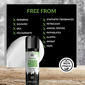 NO NONSENSE Conditioner 2-Pack (2x 8 Fl Oz) - EWG VERIFIED ™ - Organic - All Natural | Cruelty Free | Vegan. Free of harsh ingredients such as parabens and sulfates.