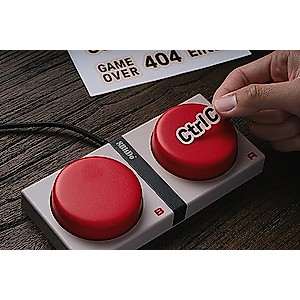 8Bitdo Retro Mechanical Keyboard, Bluetooth/2.4G/USB-C Hot Swappable Gaming Keyboard with 87 Keys, Dual Super Programmable Buttons for Windows and Android - N Edition