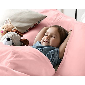 Utopia Bedding Duvet Cover Twin Size Set - 1 Duvet Cover with 1 Pillow Sham - 2 Pieces Comforter Cover with Zipper Closure - Ultra Soft Brushed Microfiber, 68 X 90 Inches (Twin/Twin XL, Pink)