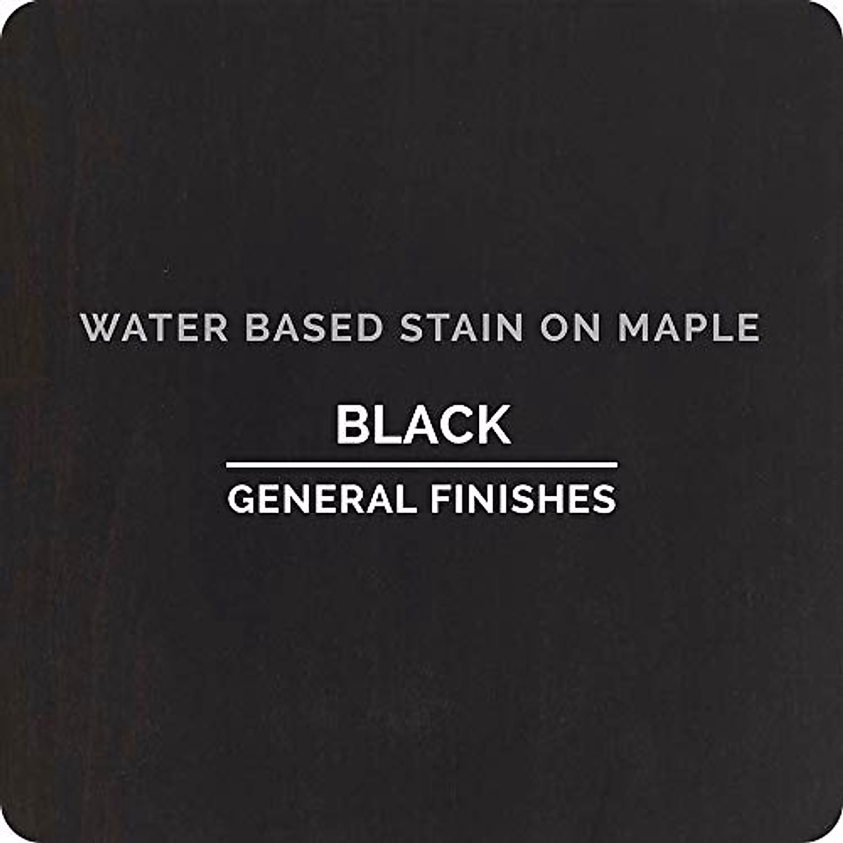 General Finishes Water Based Wood Stain, 1 Pint, Black