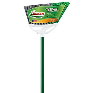 Libman 201 Precision Angle Broom with Recycled Broom Fibers
