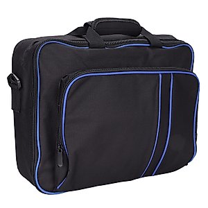 Hilitand for PS5 Carrying Case, Protective Hard Shell Console Case Travel Storage , Ergonomic Large Capacity for PS5 Game Consoles/Controllers/Headset/Game Card(Blue ) [video game]