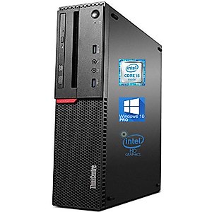 Lenovo ThinkCentre M900 SFF Desktop Computer, Intel Core i5-6500 Upto 3.6GHz, 8GB RAM, 1TB SSD, 4K 2-Monitor Support DisplayPort, HDMI, DVD-RW, AC Wi-Fi, Bluetooth - Windows 10 Pro (RENEWED)