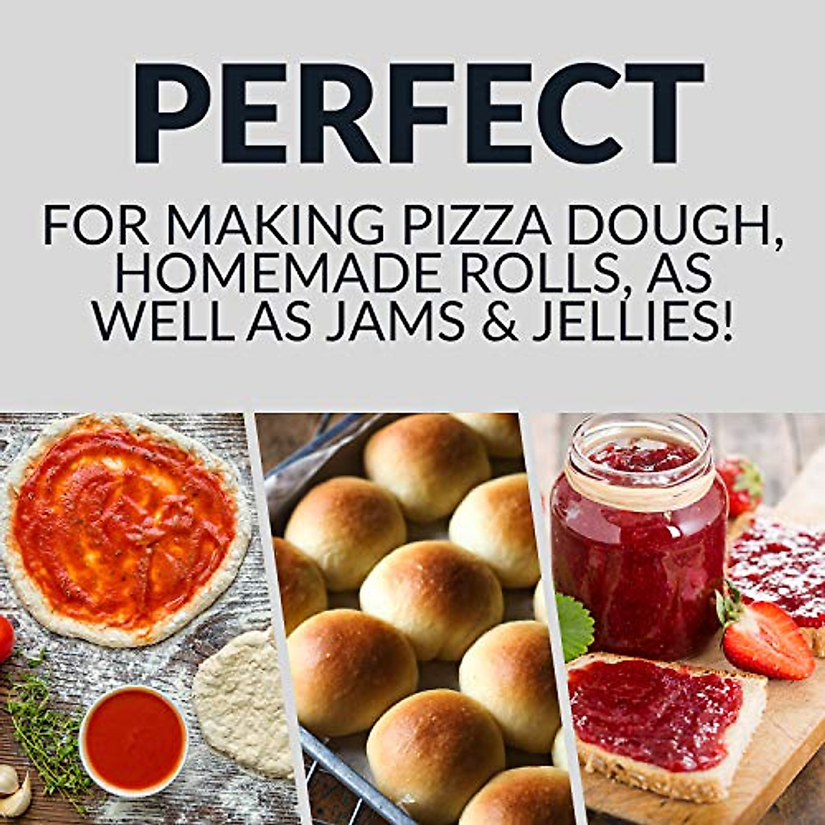 HomeCraft HCPBMAD2WH Bread Maker with Auto Fruit & Nut Dispenser Makes 2 Lb. Loaf Size, 3 Crust Options, Programmable Settings, 14"D x 16"W x 12"H, White