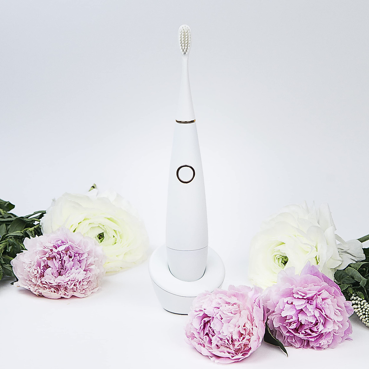 Apa Clean Sonic Toothbrush in Pure White | Timed Interval Brushing | Three Modes | Long-Life Battery | Includes 2 Brush Heads