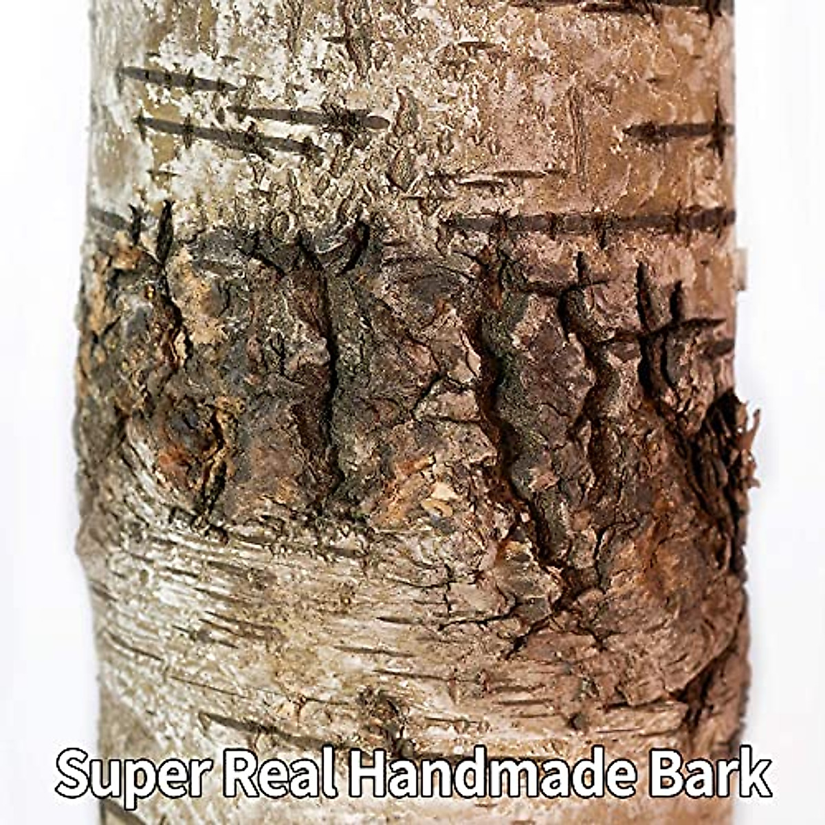 Incredle Birch Flameless Candles Moving Flame Battery Operated Candles Set of H4 5" 6" xD3 Real Wax Flickering LED Pillar Candles with 10 Key Remote Timer