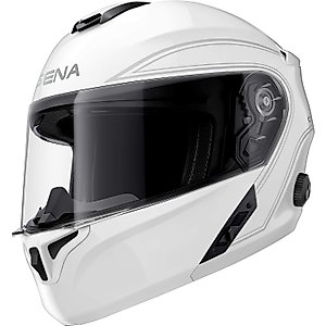 Sena Outrush Modular Smart Helmet (Gloss White, XX-Large)