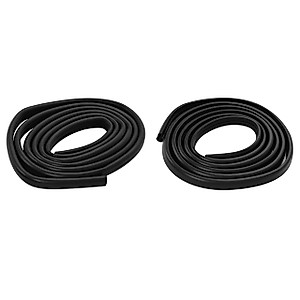 ECOTRIC Door Seals Rubber Weatherstrip Pair Set for 1973-1979 Ford Bronco F100 F150 F250 F350 Black