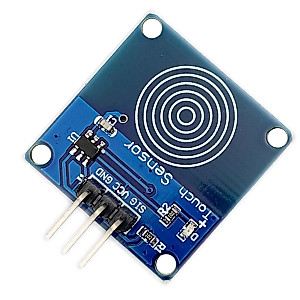 Kiro&Seeu 2PCS TTP223 Digital Touch Sensor Capacitive Switch Button Module Compatible with Ar-duino PIC DIY TTP223B, TP223B-MD-2P