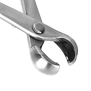 Fdit 210mm Stainless Steel Knob Cutter Bonsai Cutter Concave Cutter Gardening Tool Plant Bosai Branch Cutter