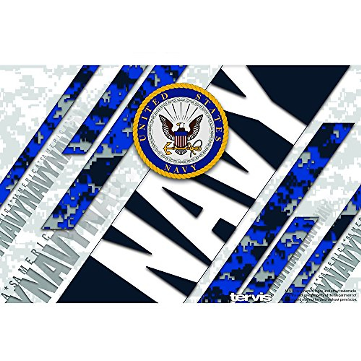 Tervis Triple Walled Navy Insulated Tumbler Cup Keeps Drinks Cold & Hot, 30oz - Stainless Steel, Digi Camo