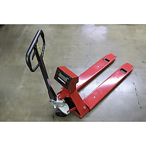 SellEton SL-5000-E-Narrow Pallet Jack Scale for European Pallet or Smaller pallets | 5000 lb x 1 lb