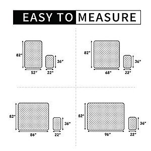 Easy-Going 100% Waterproof Dog Bed Cover Washable Couch Cover Non-Slip Sofa Cover Leakproof Blanket Furniture Protector Cover Reusable Incontinence Bed Underpads for Pets Kids Dog Cat(68x82 in,Gray)