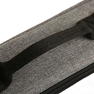 BTIHCEUOT Projector Case, Gray Heavy Duty Nylon Portable Projector Bag for Outdoor