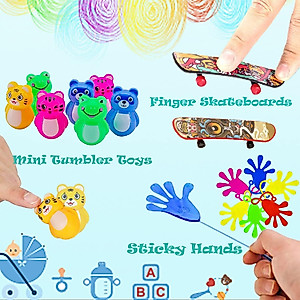 Dilycery 100 Pcs Party Favors Treasure Box Toys for Classroom Carnival Prizes Rewards, Stocking Stuffers, Goodie Bag Stuffers for Kids Party, Pinata Fillers Birthday Gifts Bulk Toys