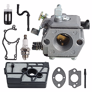 AUTOKAY WT-16B Carburetor Tune-Up Kits for Stihl 028 028AV 028 AV Super Wood Boss Chainsaw Replaces Stihl 1118 120 0600 1118 120 0601, for Walbro WT-16B Tillotson HU-40