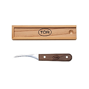 Shrimp Deveiner & Peeler in Naturalwood Gift Box by TOR Kitchenware – The German Patented Stainless Steel Shrimp Cleaning and Shelling Knife Tool