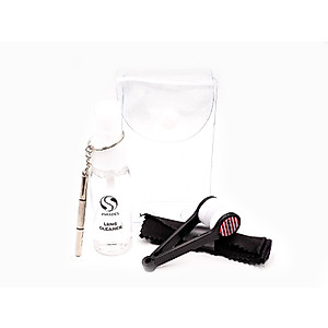 Saint Laurent SL M95/F - 001 Monogram Sunglasses + Bundle with eSHADES Luxury Eyewear Kit