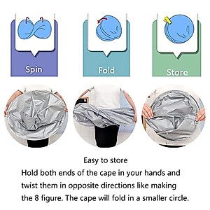 MAFENT Hair Cutting Cape Haircut Cape Barber Cape Hair Catcher Hair Cape Hair Cutting Tools Umbrella Barber Salon Cape Salon Stylist Hairdressing