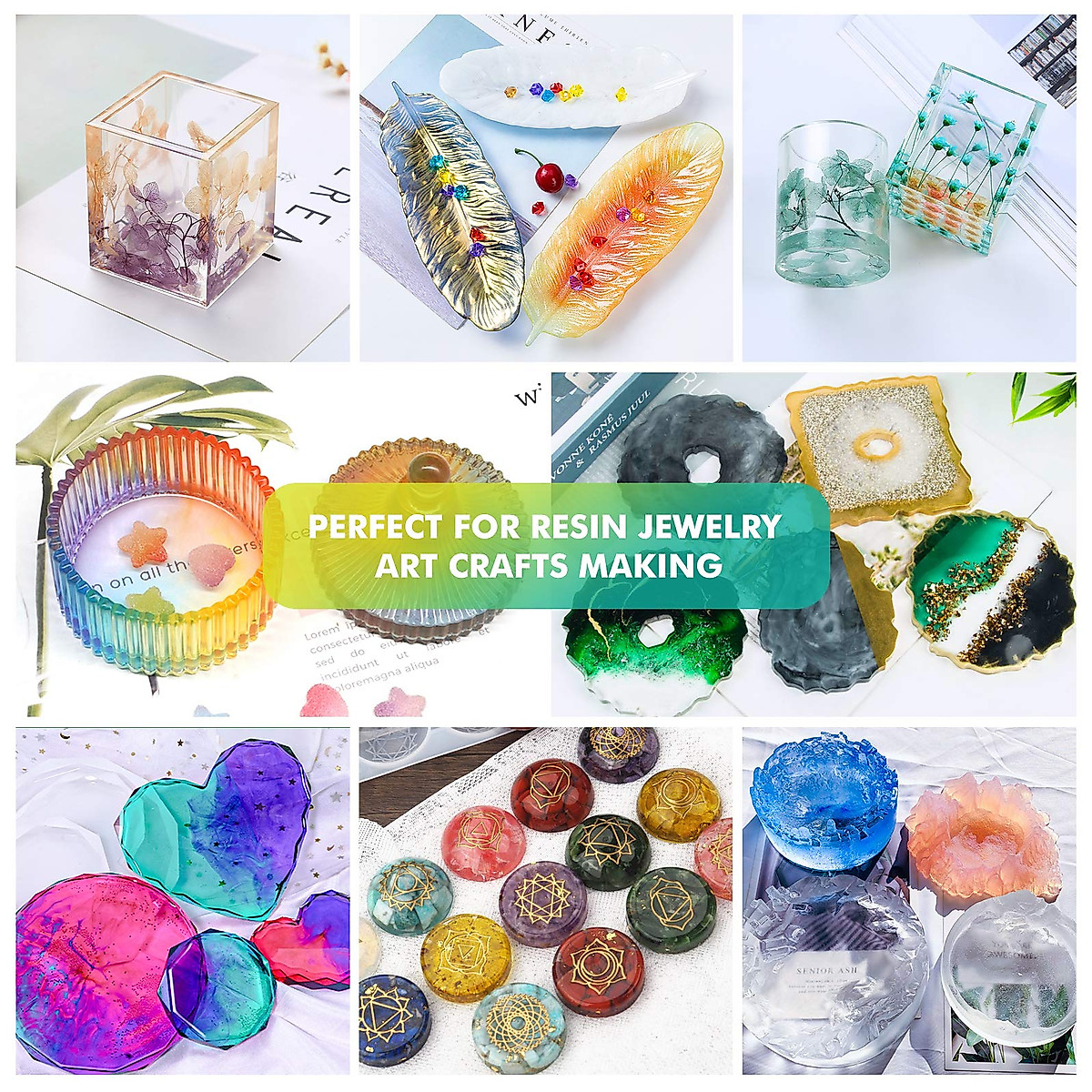 UV Resin - 240g Crystal Clear Hard Type Ultraviolet Fast Curing UV Epoxy Resin for Jewelry Making, Resin Molds, Craft, UV Resin Glue Solar Cure Sunlight Activated Resin for Casting & Coating