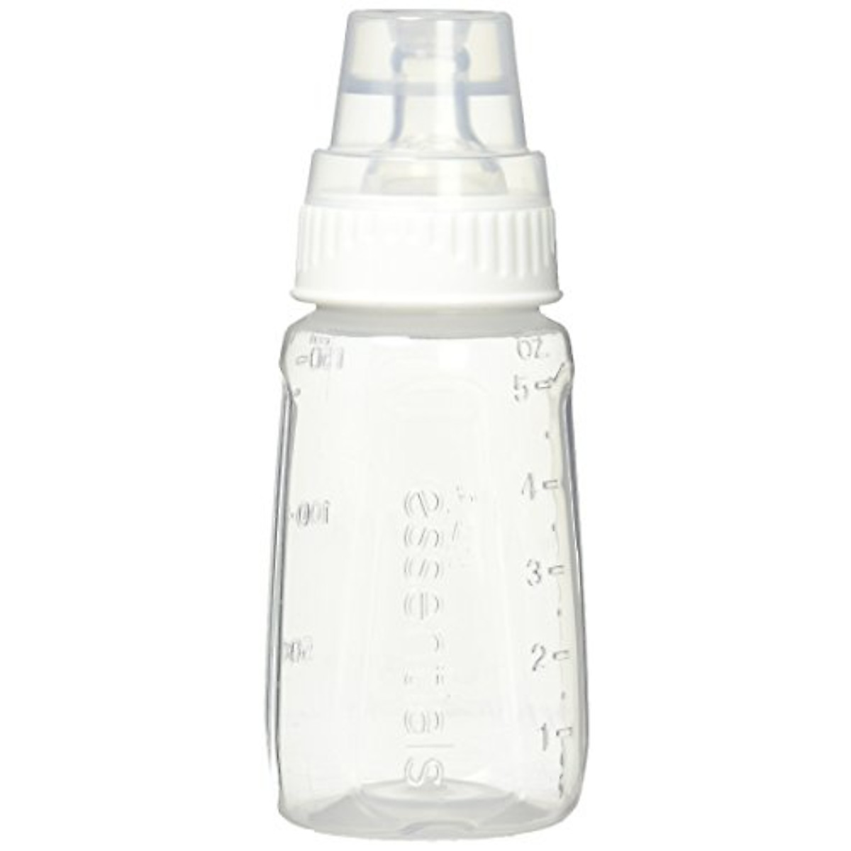 NUK Gerber First Essentials Clear View Silicone Bottle, Slow Flow, 5 Ounce