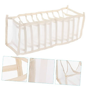 Alipis Bra Storage Box Storage Drawer Clothing Drawers Glove Compartment Organizer Closet Socks Organizer Drawer Divider Box Clothes Drawer Organizer Multiple Grids Box Bra Organizer Desk