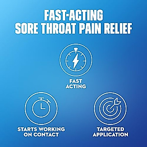 Mucinex Instasoothe Sore Throat Relief, Throat Numbing Spray Starts to Work On Contact, Sore Throat Pain Medicine, Relieves Pain associated with Sore Throat, Cherry Flavor Throat Spray, 3.8 Fl Oz