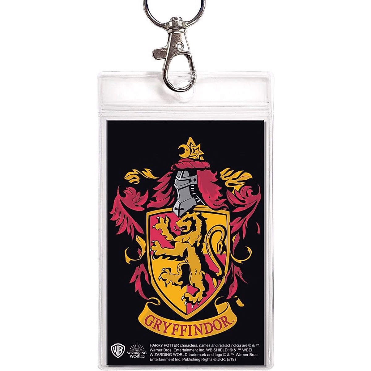 Ata-Boy Harry Potter Gryffindor Crest Reversible Lanyard with Breakaway Clip and ID Holder
