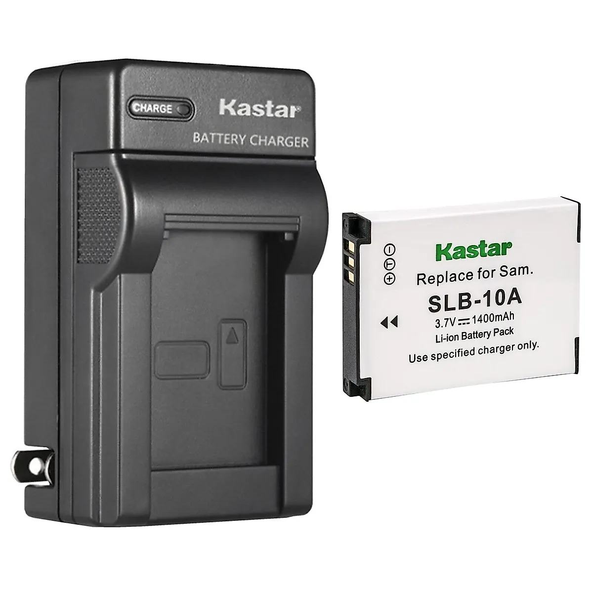 Kastar 1-Pack SLB-10A Battery and AC Wall Charger Replacement for PX1740 PX1740E-1CAM PX1745E-1C4G PX1752E-1C4G PX1762E-1C4G, Camileo S30, Camileo X150, Camileo X155 Camera