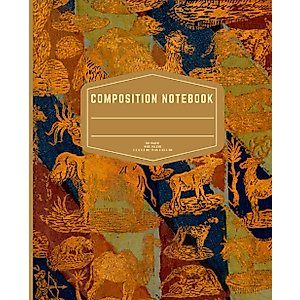 Tiger, Elephant, Camel and Moose Themed College Rule Composition Notebook. Great for Back to School!: Wide Ruled Paper Notebook Journal: Workbook for Girls Kids Teens Student and College Students