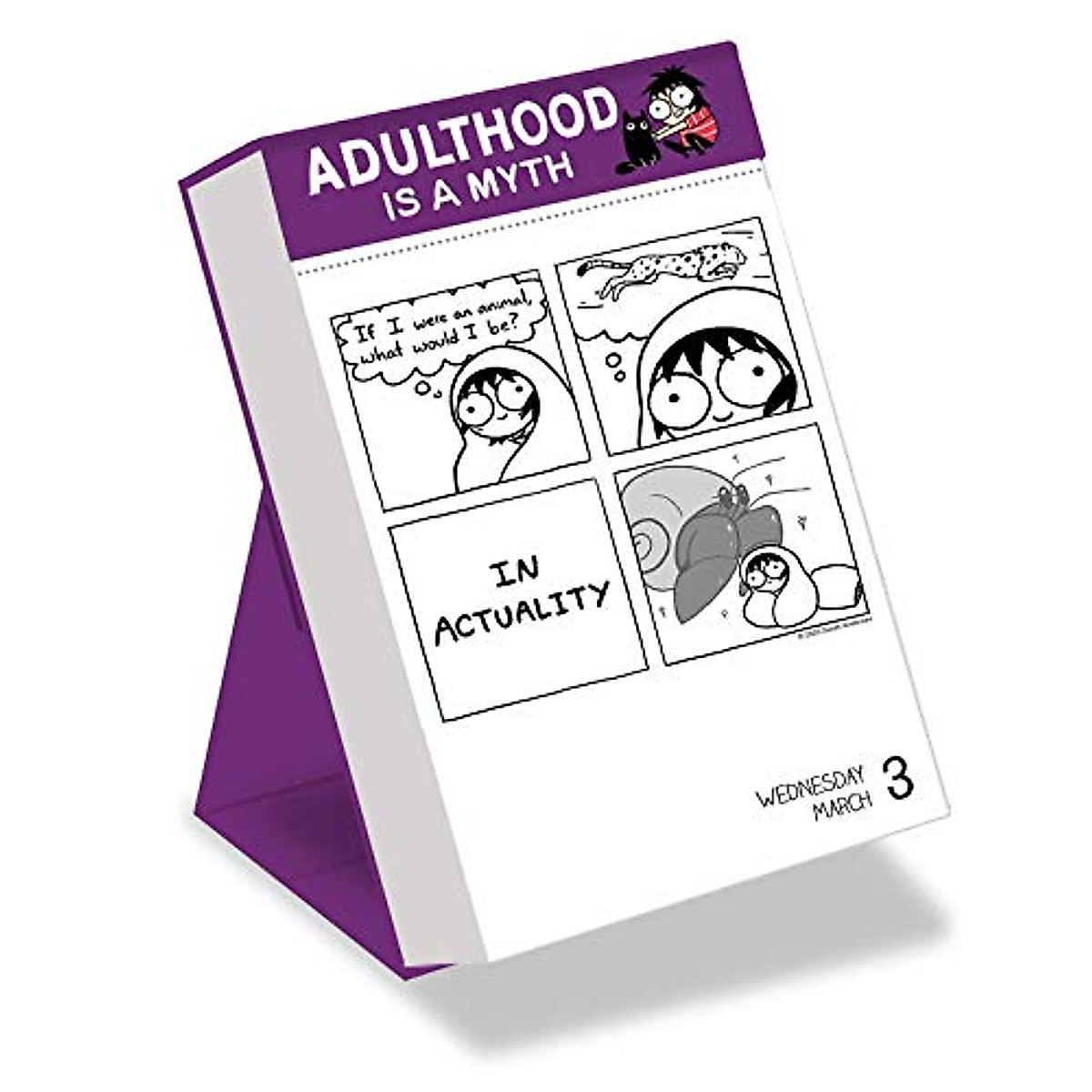 Sarah's Scribbles 2021 Deluxe Day-to-Day Calendar: Adulthood Is a Myth