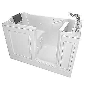 American Standard 3260.219.CRW Acrylic Whirlpool and Air Spa 32"x60" Right Side Door Walk-In Bathtub in White