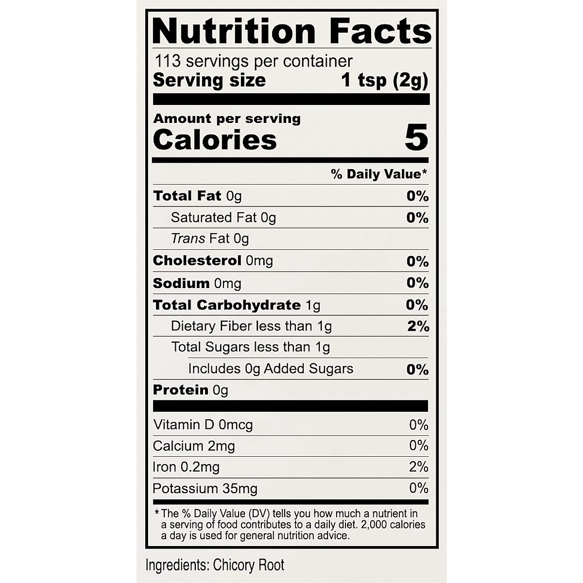 Anthony's Instant Chicory Root, 8 oz, Gluten Free, Caffeine Free, Non GMO, Coffee Alternative