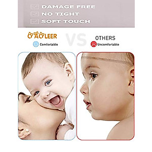 OAOLEER Baby Girl Floral Headbands Set - 3pcs Flower Headbands Newborn Toddler Hair Accessories