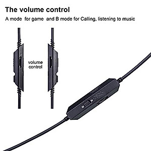 A40 A10 Replacement Cable Inline Mute Volume Control with Microphone for Astro A10/A40/A30/A50 1 M Headsets Cord Lead Compatible with Xbox One Play Station 4 PS4 Headphone Audio Extension Cable 1M