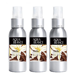 Fragrant Room Spray, Vanilla, 3 x 3.4 fl oz, Air Fresheners Odor Eliminator for Home, Bathroom, Concentrated Room Spray