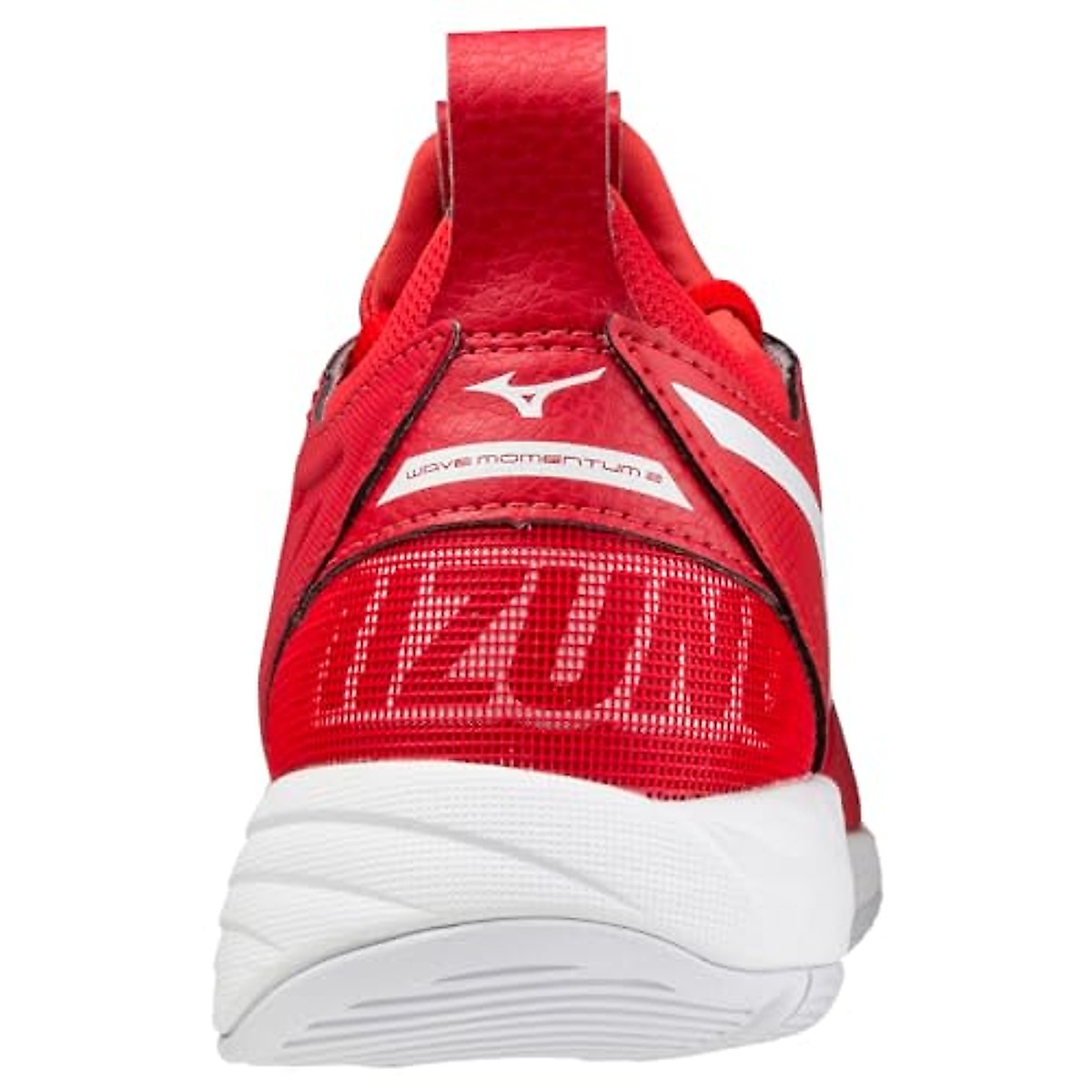 Mizuno Women's Wave Momentum 2 | Women's Indoor Volleyball Shoe | Red/White | US Women's 10.5