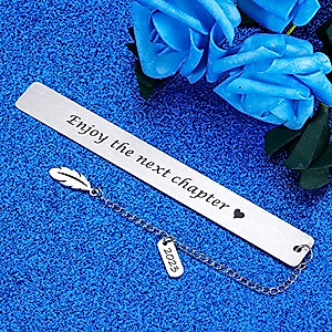 Bookmark for Book Lover 2023 Retirement Gifts for Women Men Coworker Boss Graduation Gifts for Her Him Christmas Stocking Stuffers for Teen Boys Girls Kid Birthday Anniversary Wedding Valentines Gift