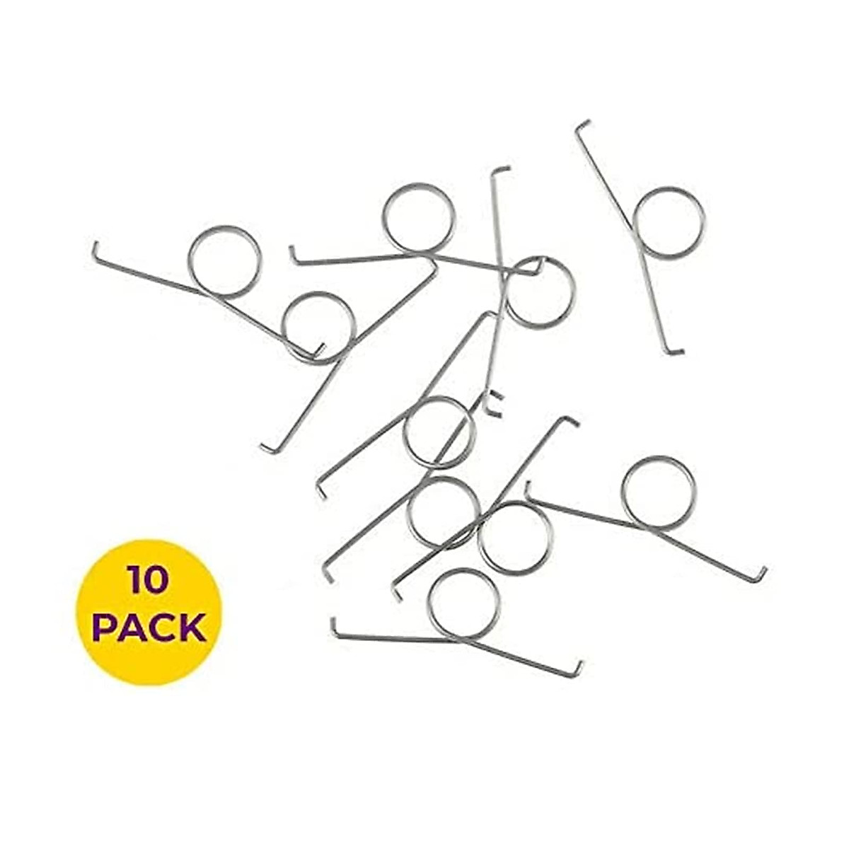 TNND Trigger Button Springs 10PCS PS5 Handle Metal L2 R2 Replacement for Playstation 5 PS5 PS4 Dualsense Controller Accessories, metallic