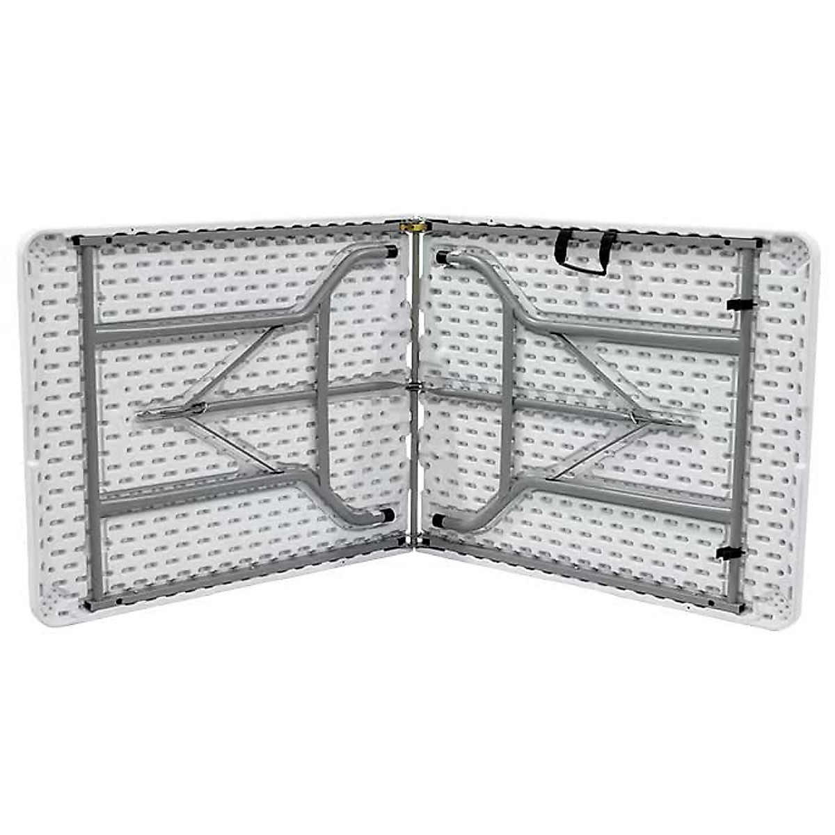 CaliGreen Tools Portable Utility Camping Folding Table, 6 Feet,White