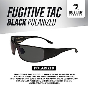 OutLaw Eyewear Polarized Tactical Sunglasses - Fugitive TAC Men Sunglasses