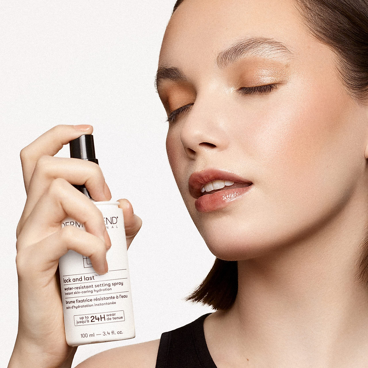 Dermablend Lock and Last Water-Resistant Setting Spray, Finishing Spray for Makeup with Lightweight Natural Finish, Spray with Witch Hazel