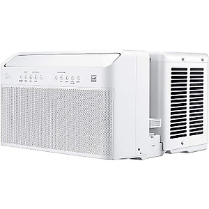 Midea U Inverter Window Air Conditioner 10,000BTU, The First U-Shaped AC with Open Window Flexibility, Robust Installation,Extreme Quiet, 35% Energy Saving, WiFi,Alexa,Remote, Bracket Included (Renewed)