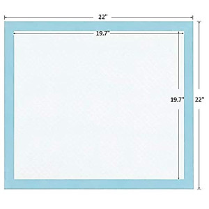 BESTLE Pet Training and Puppy Pads Pee Pads for Dogs 22"x22" Super Absorbent & Leak-Proof