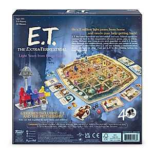 Funko ET The Extra-Terrestrial: Cooperative Family Board Game Ages 10 and Up 2-4 Players
