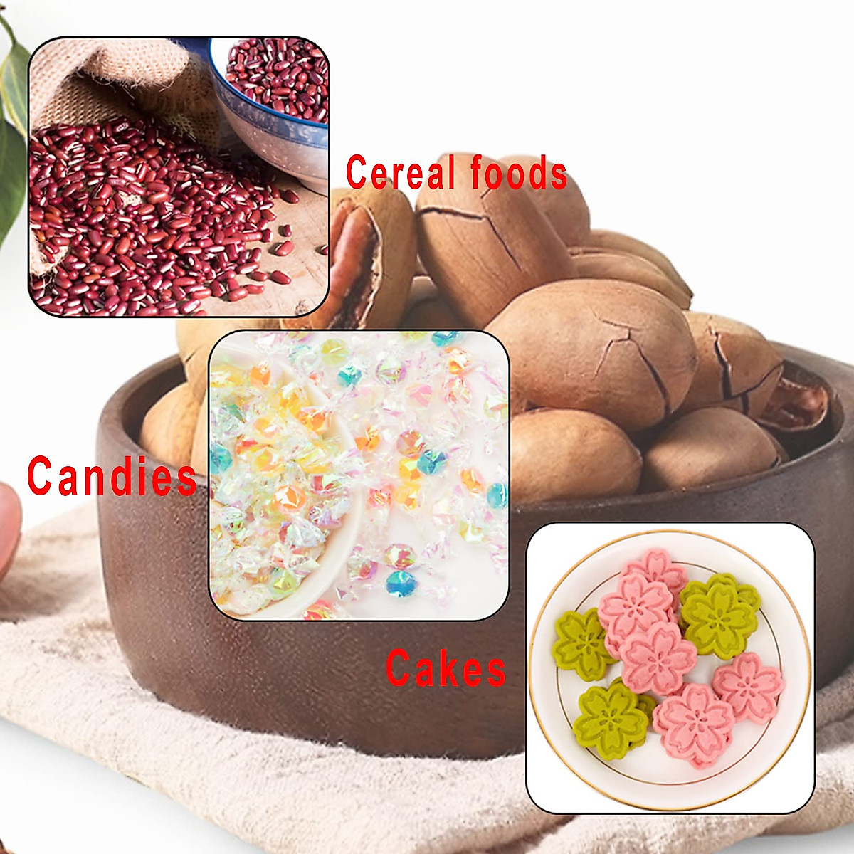 Cello Cellophane Treat Bags, 8 X 12 Inches Big OPP Clear Plastic Bags For Bakery, Popcorn, Cookies, Candies, Dessert with 6 Colors Twist Ties(100 Pieces Bags + 100 Pieces Twist Ties) (100, 8 X 12)