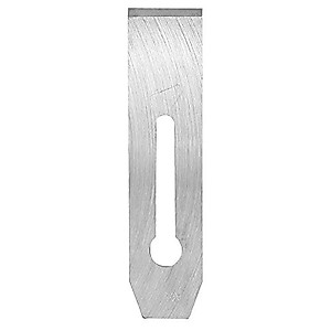 Bench Plane Blade, High-Carbon Steel Carpentry Woodwork Hand Planer Blade, Replacement Woodwork Planer DIY Tool - Silver White(Width-51MM)