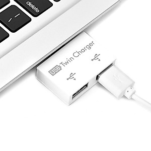 USB Hub, Firm Plug and Play Hub for Travel for Laptop for Home for Computer(White, 12)